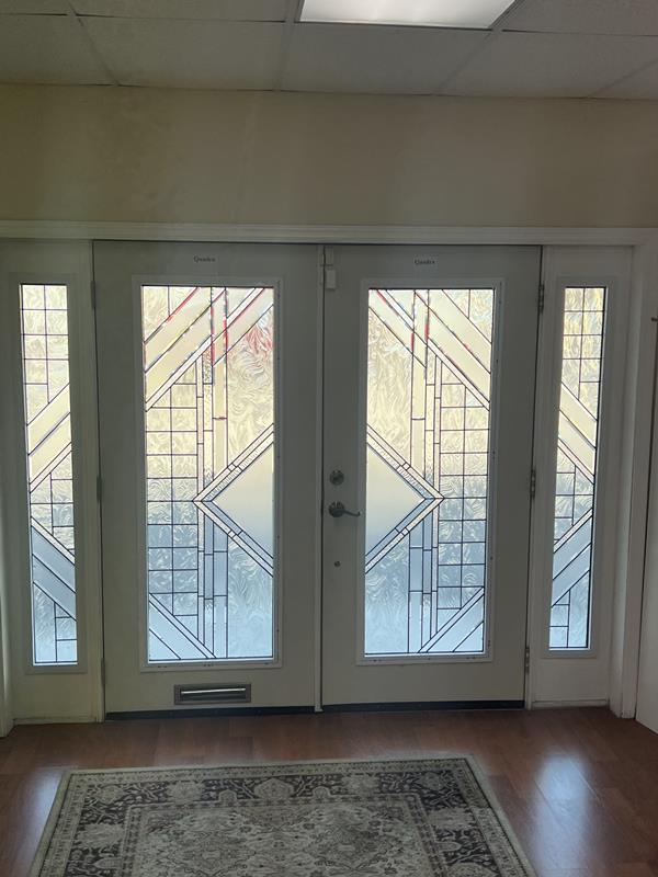 Glass Door Insert Photo Gallery | Brum Art Glass