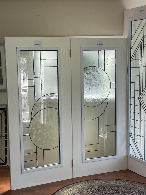 Glass Door Insert Photo Gallery | Brum Art Glass
