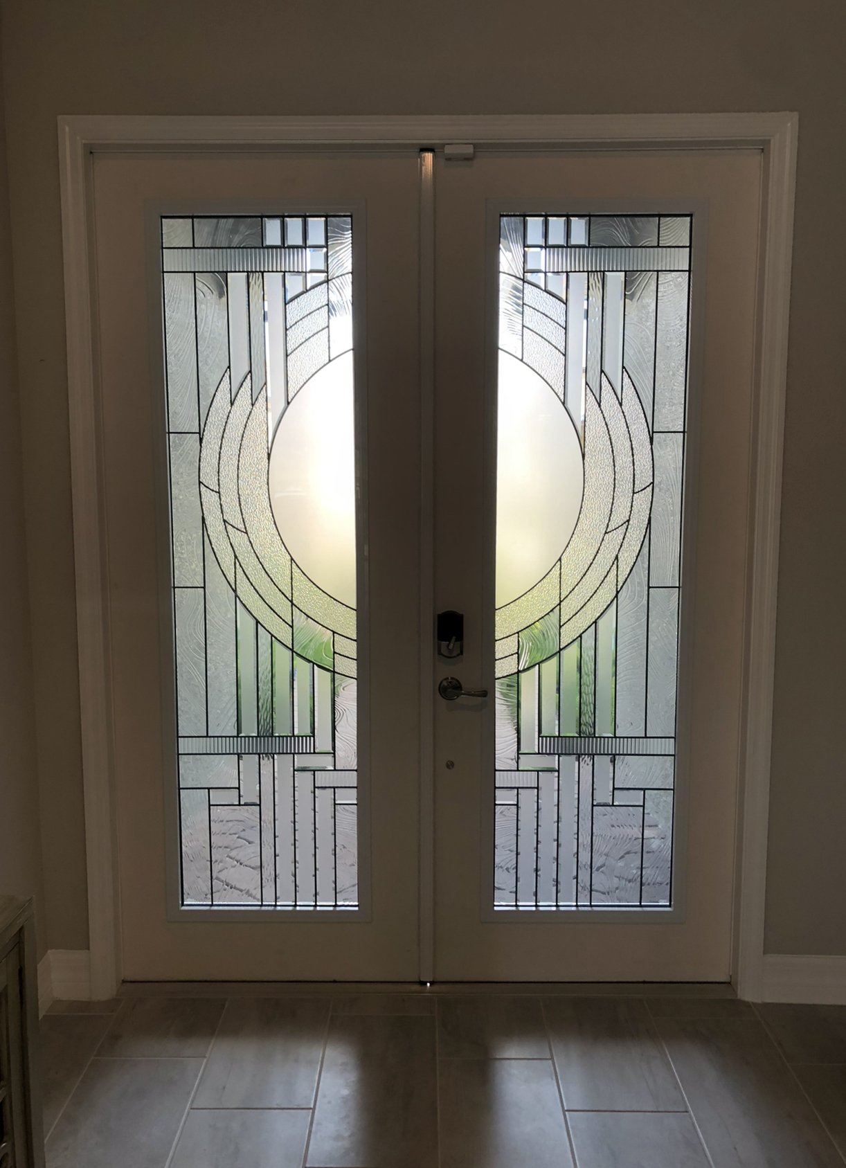 Glass Door Insert Photo Gallery | Brum Art Glass