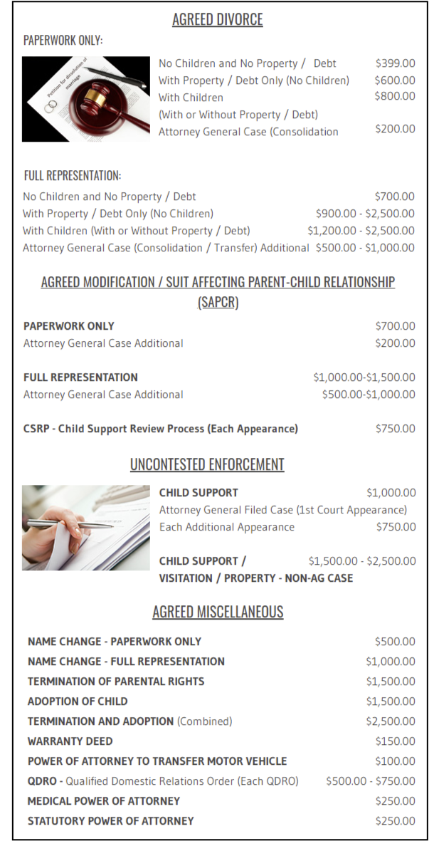 Spivey Law Firm Pricing | Corpus Christi, TX