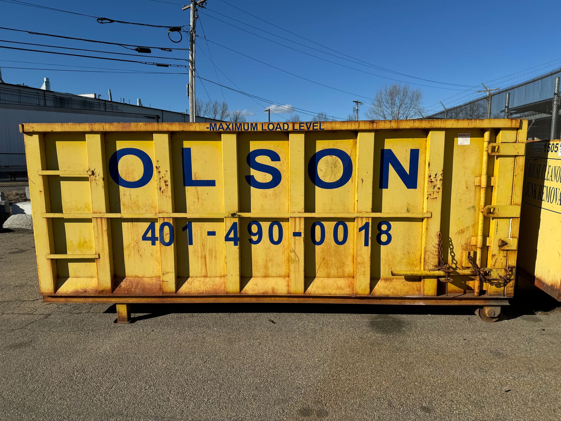 Dumpster Rental Services | Greg Olson Trucking | RI & SE MA