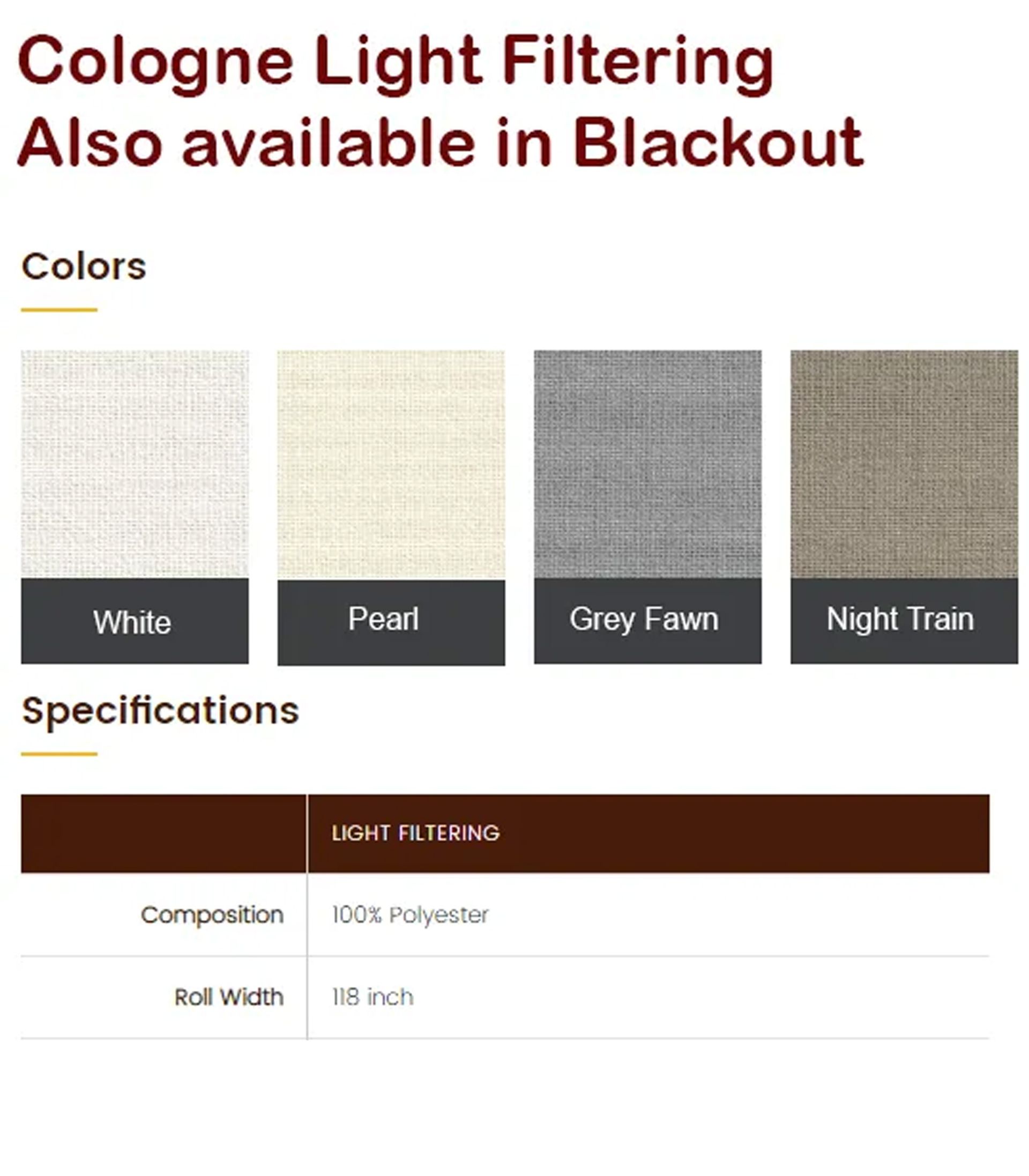 Roller Shade | Colors and Fabric Style are Available with Wholesaler ...