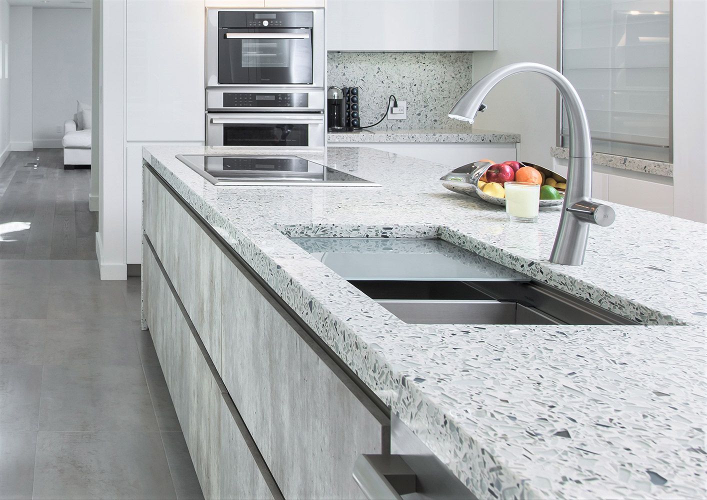 Recycled Glass Slabs West Palm Beach, FL | Azul Stone