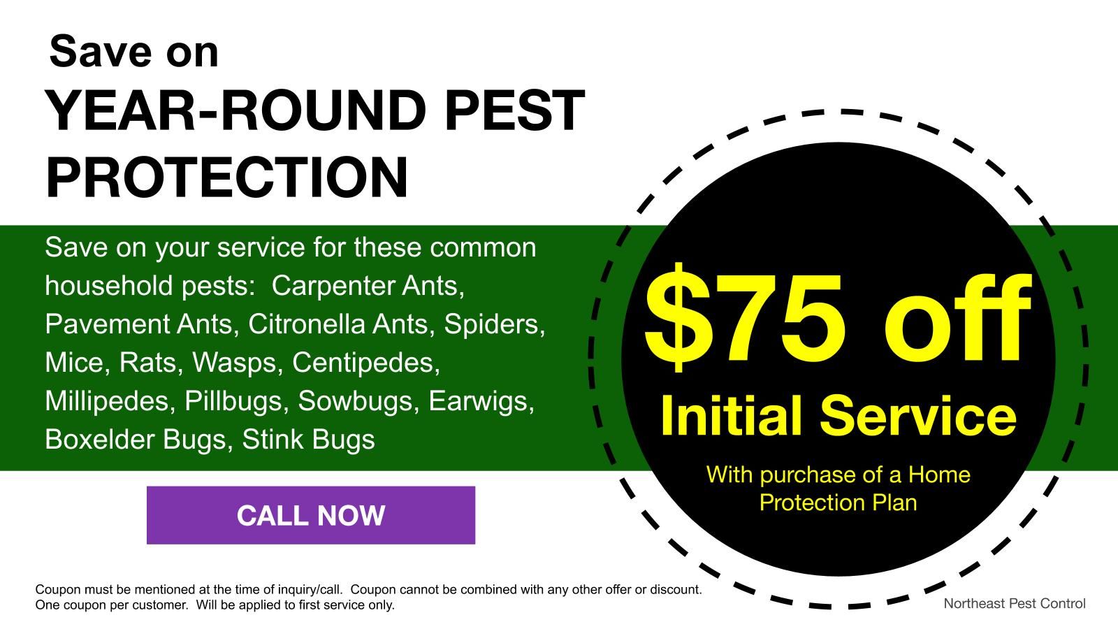 Specials | Northeast Pest Control Inc