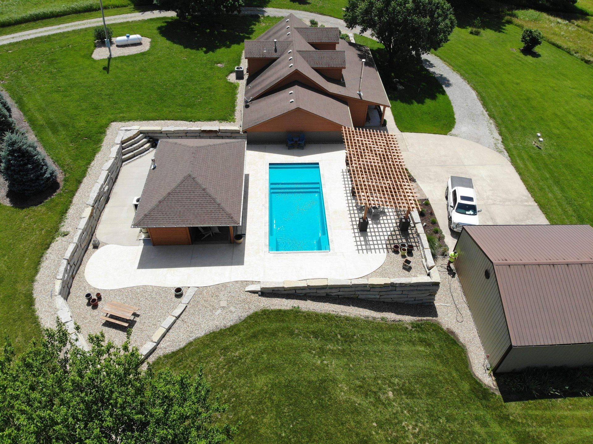 Fiberglass Pool Installation | Lawrence, KS