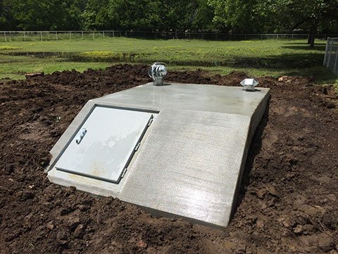 Storm Shelter Installation | Cyclone Septics | Guthrie, OK