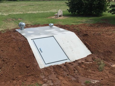 Storm Shelter Installation | Cyclone Septics | Guthrie, OK