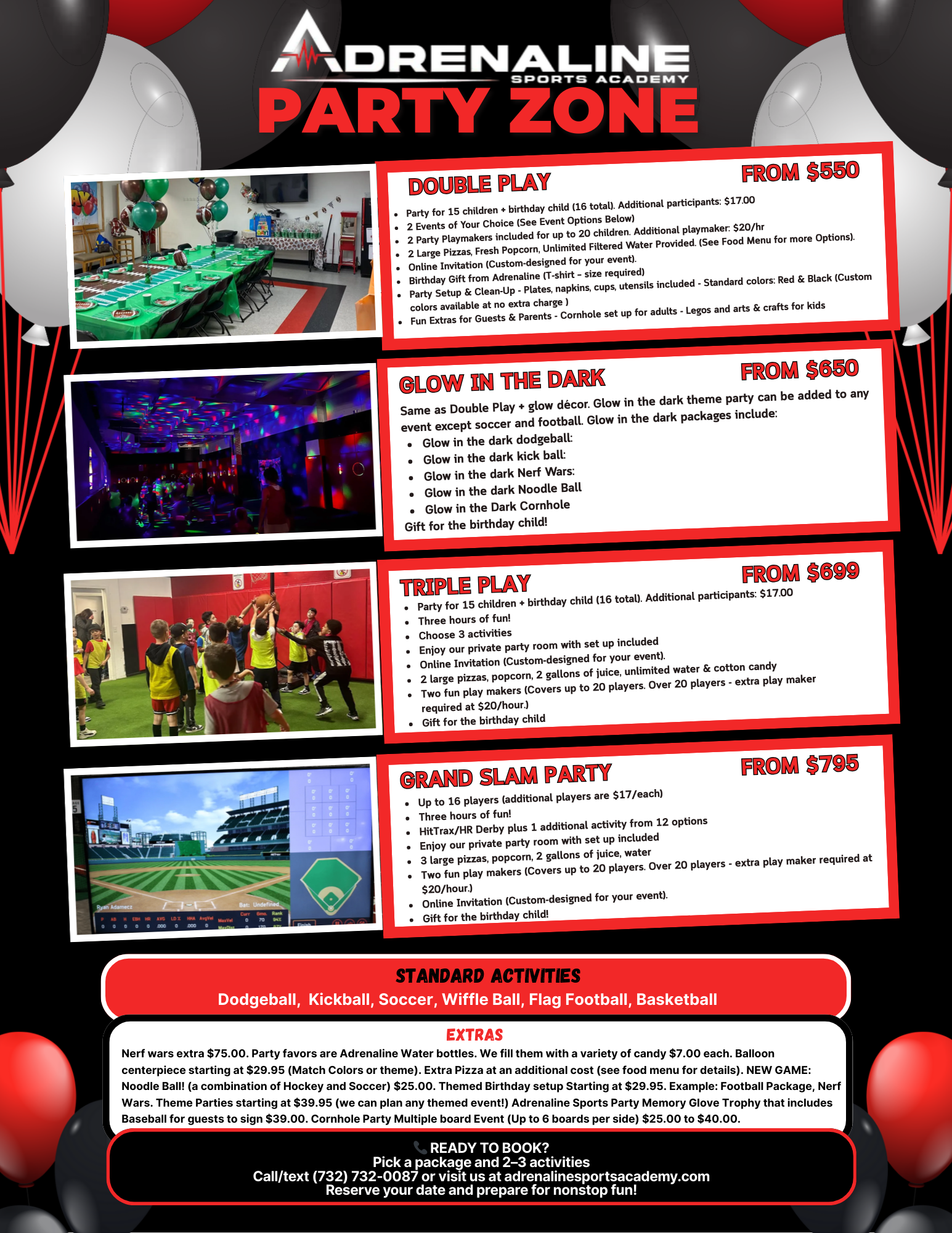 Adrenaline Sports Academy Events | Toms River, NJ