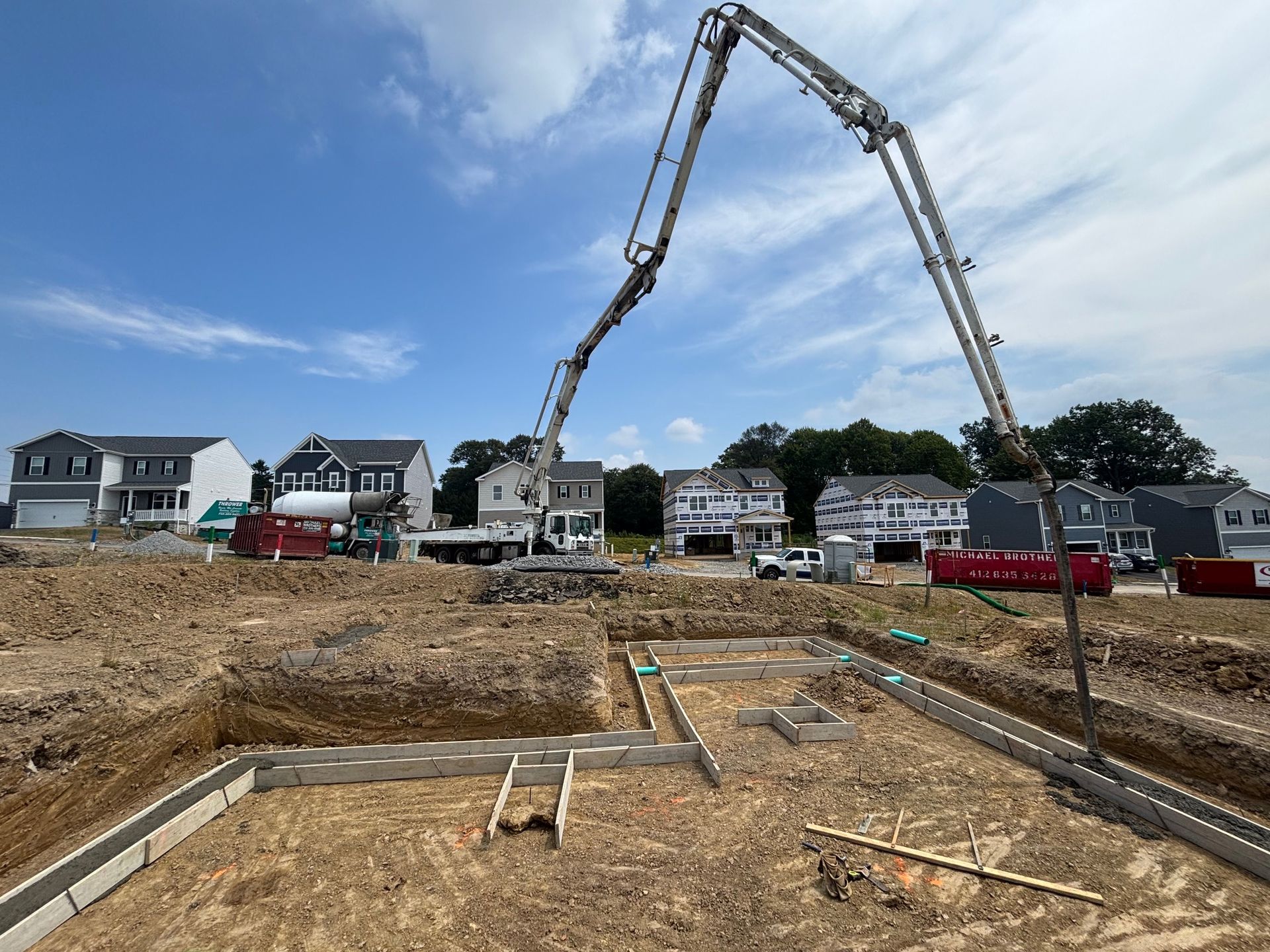 Concrete Pumping Gallery | Hillcrest Concrete Pumping