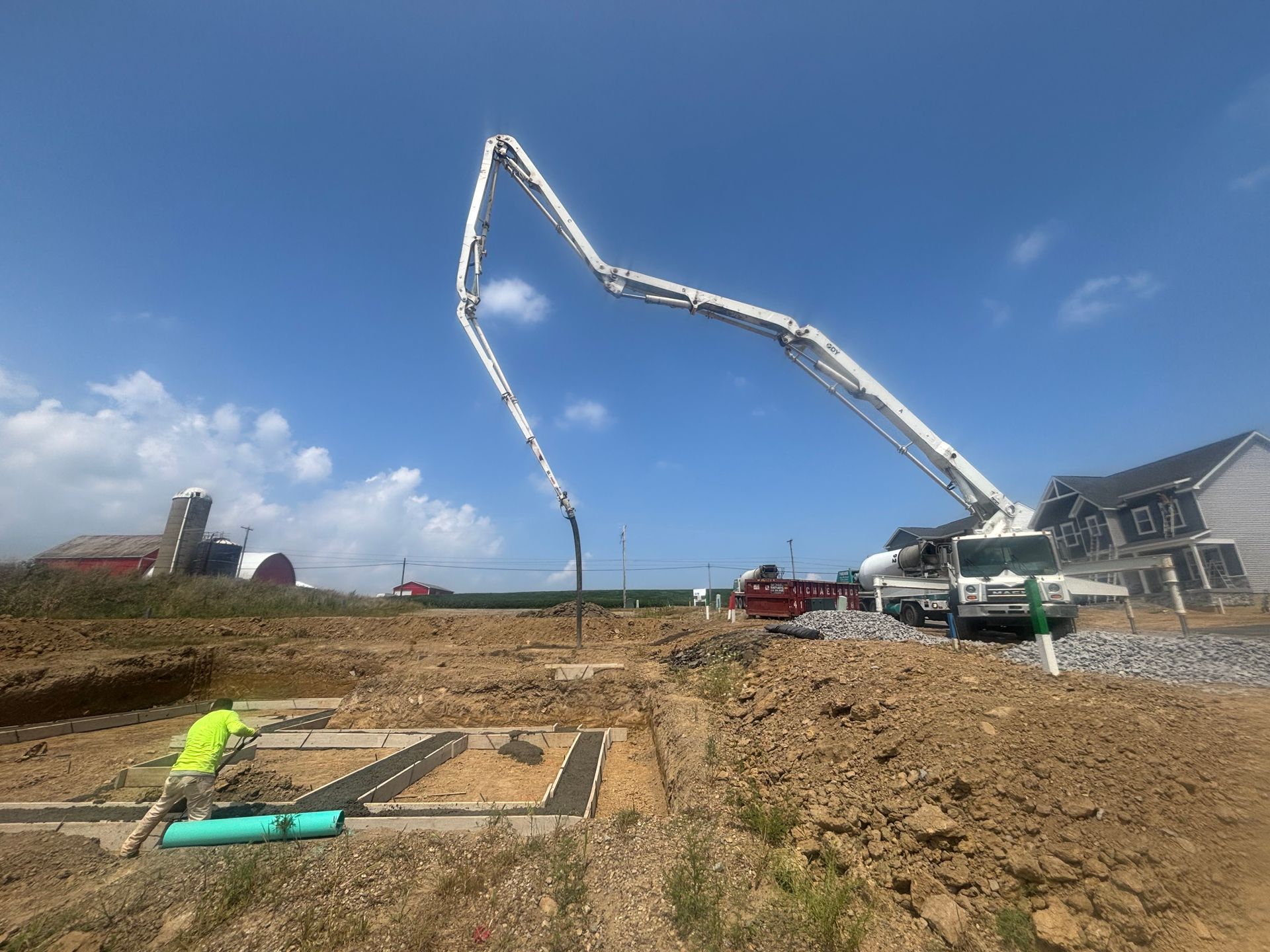 Concrete Pumping Gallery | Hillcrest Concrete Pumping