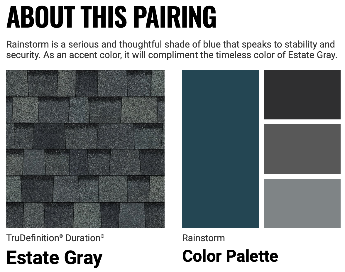 OC Duration Shingle Color Inspiration