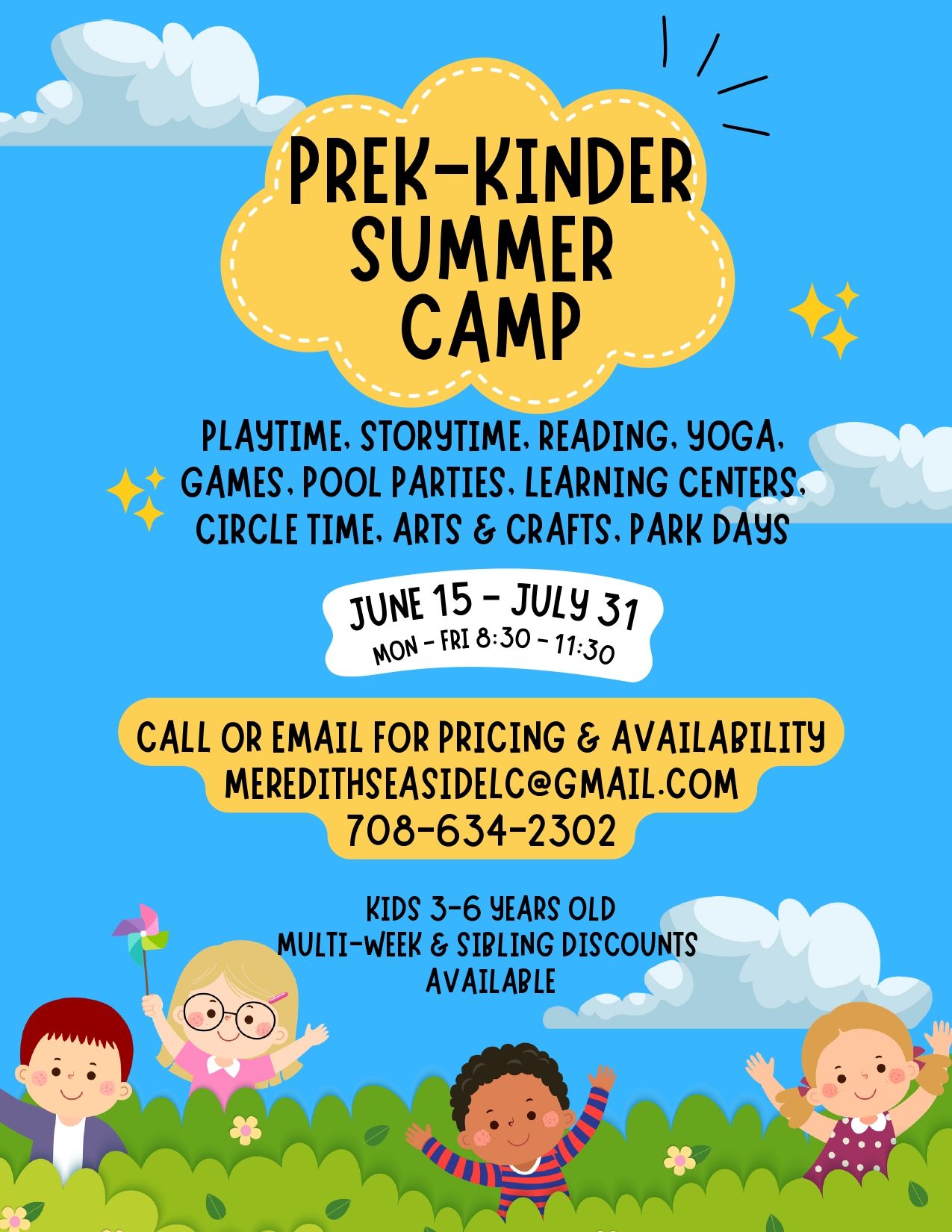 Summer Camp | Seaside Learning Center | Evergreen Park, IL