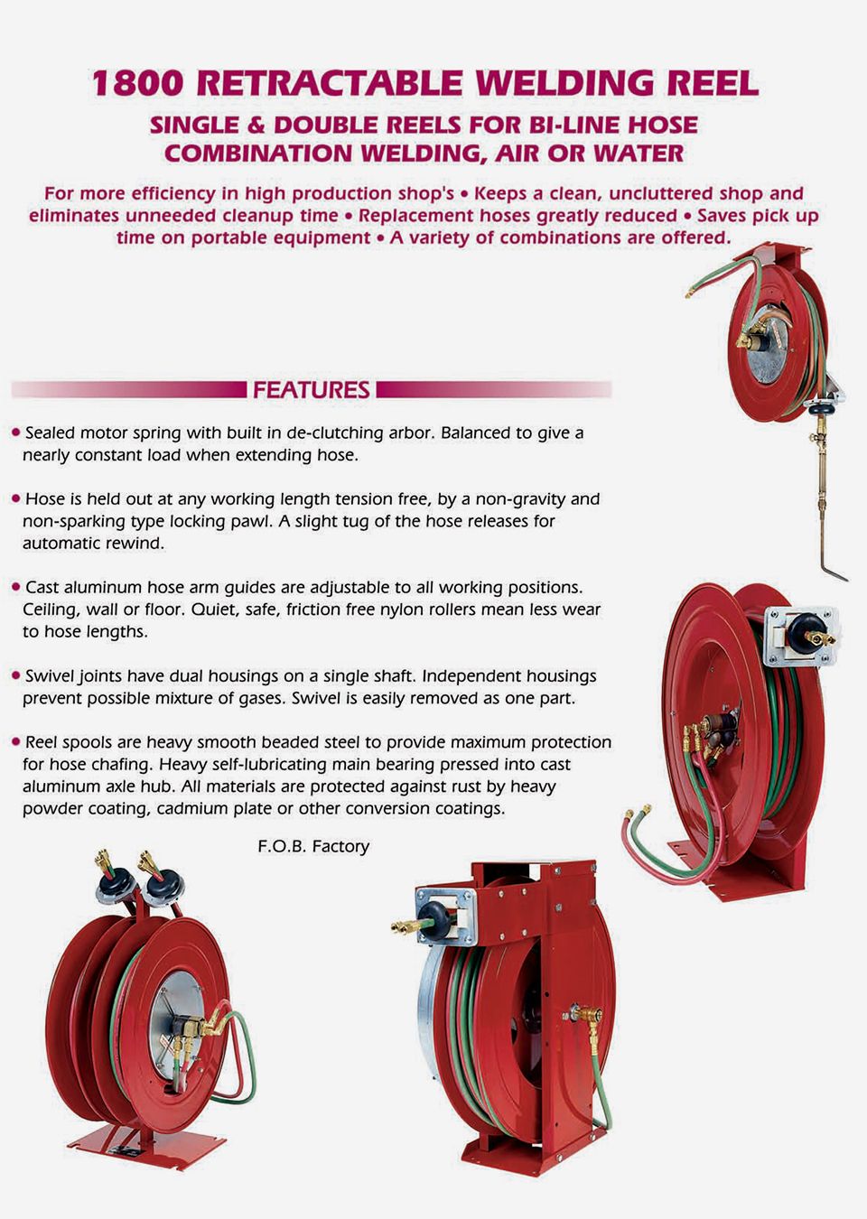 1800 and 2400 Series Welding Reels | Nationwide Service