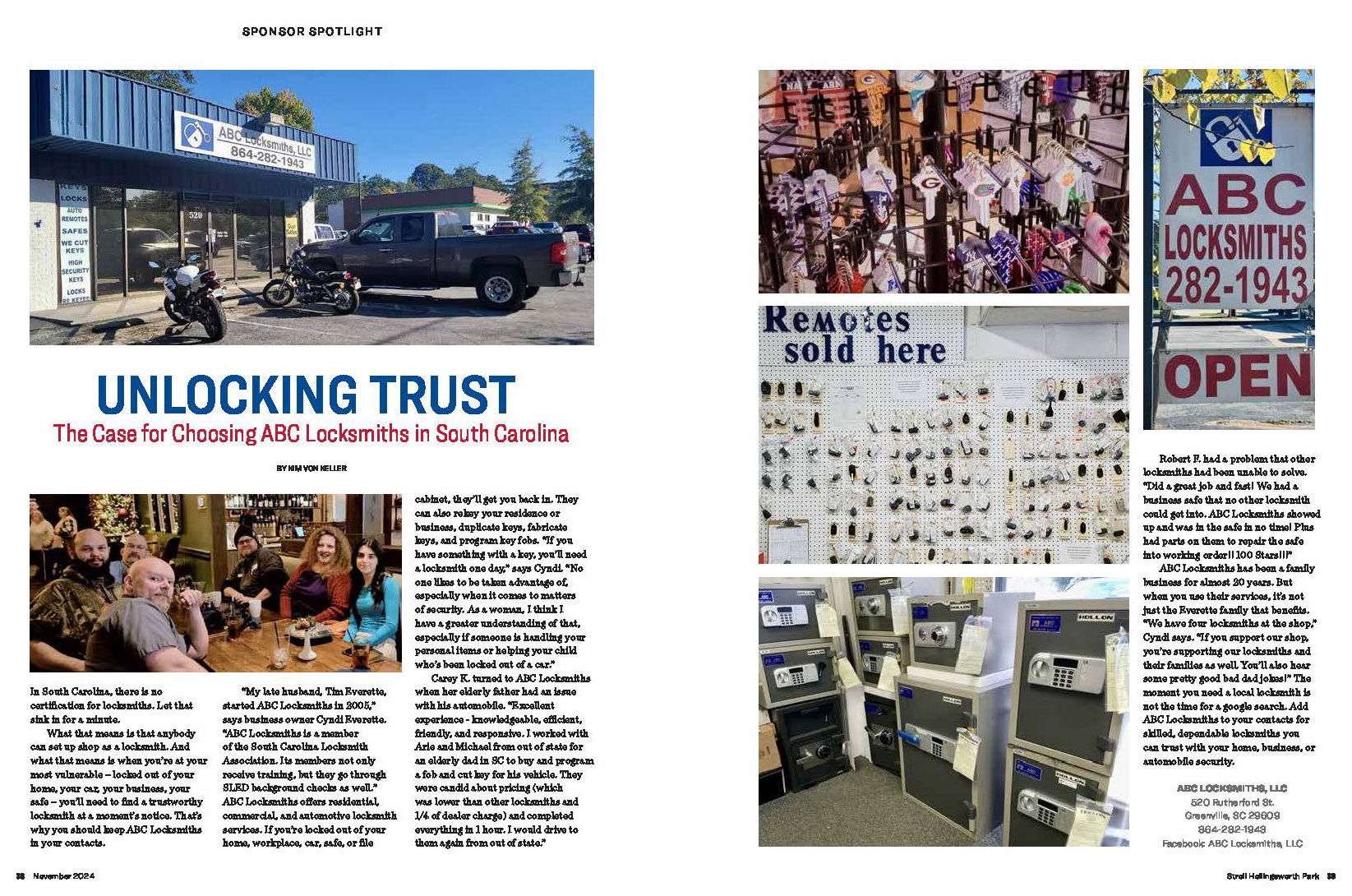 About ABC Locksmiths, LLC | Greenville