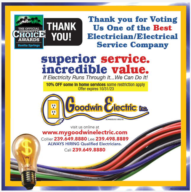 Contact Goodwin Electric, Inc | Lee County, FL