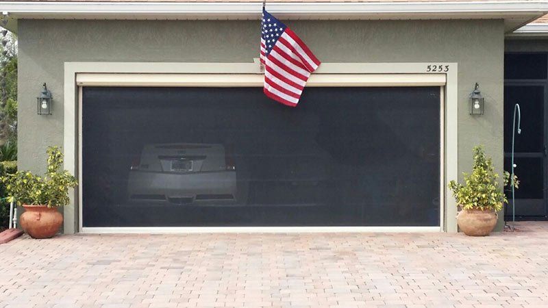 Motorized Garage Door Screens | Insect Barriers | Sebring FL