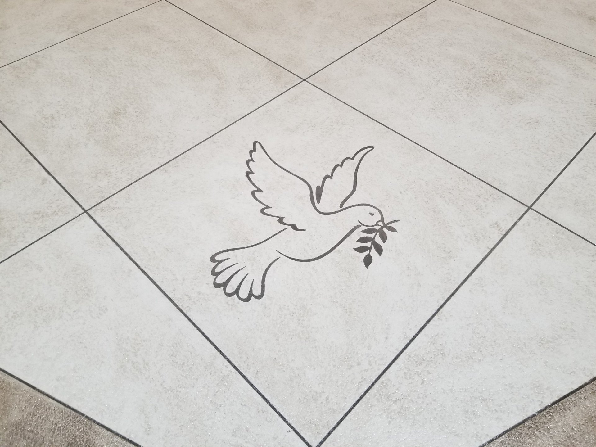 Logos and Inlays | Custom Concrete | Prairie City, IA