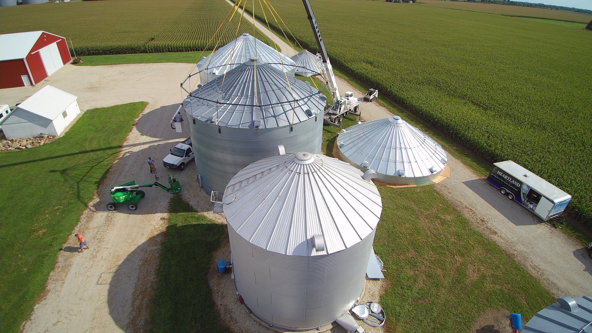 Grain Storage Solutions in Central IL | Heartland E & E