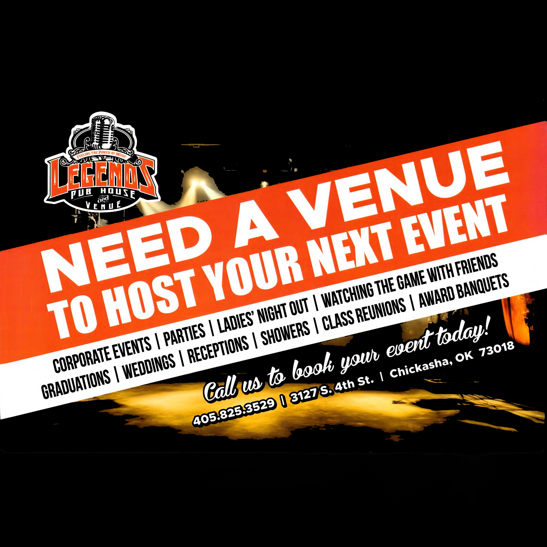 Event | Legends Pubhouse & Venue | Chickasha, OK