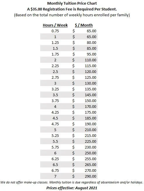 Talent Plus Tuition | Lubbock, TX Dance and Gymnastics Studio