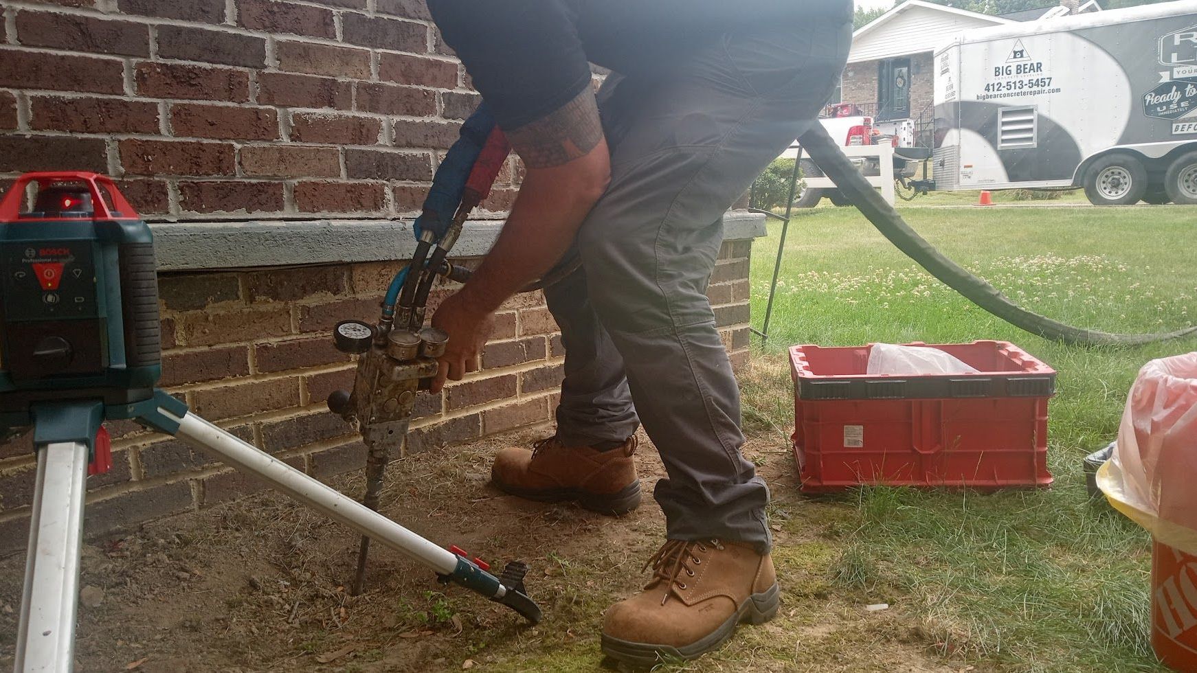 Concrete Leveling & Compaction Grouting | Pittsburgh, PA