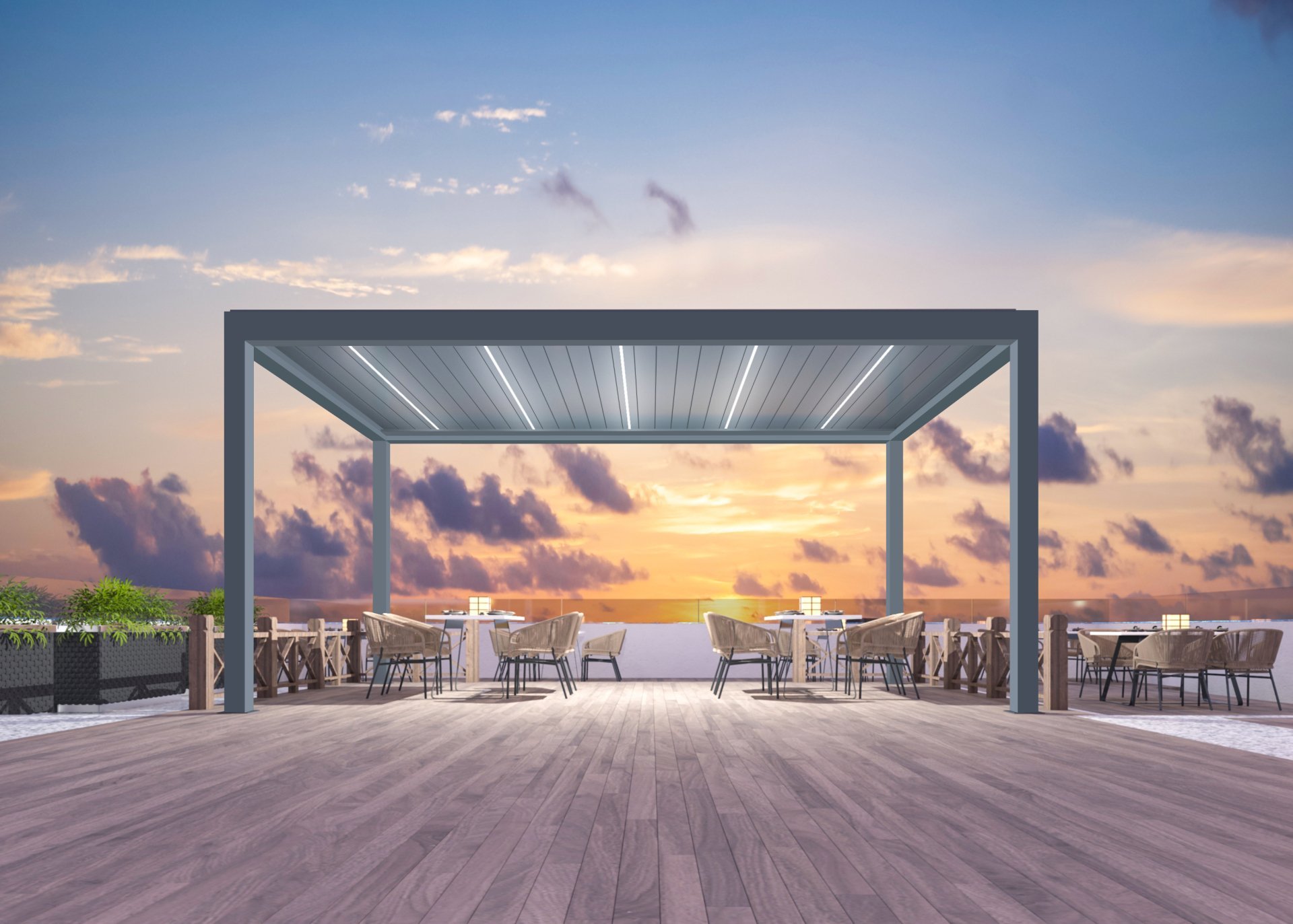 enVision Pergola | Louvered Pergola | Boca Raton, FL