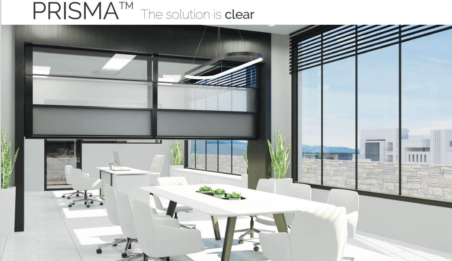 W. L. Hall Company & Skyfold Introduce Prisma™ Glass Vertical Partitions
