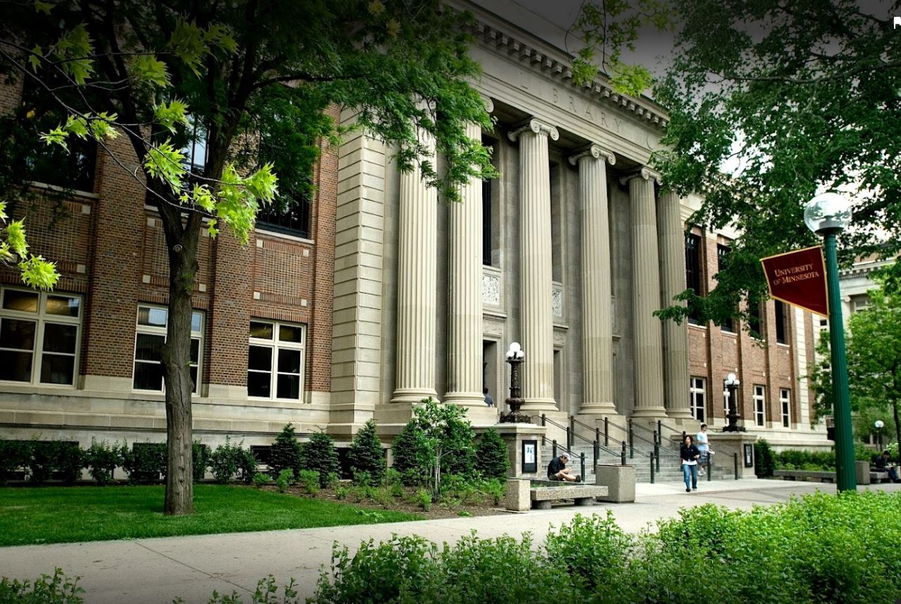 W. L. Hall Company University of Minnesota Walter Library Glass ...