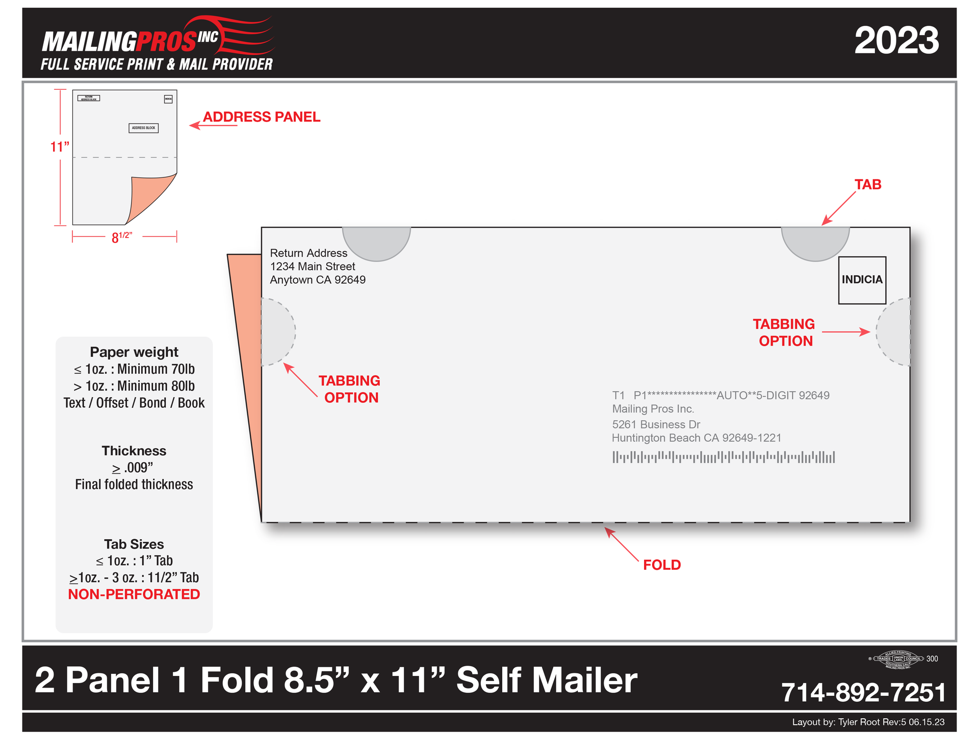 Templates | Mailing Pros Inc
