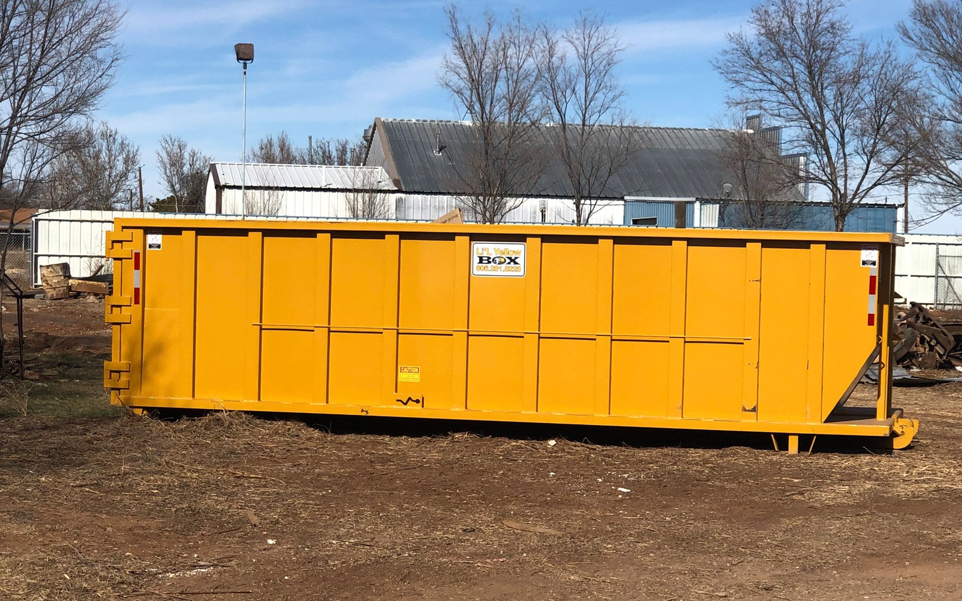 Li'l Yellow Box Roll-Off Containers | Dumpster | Lubbock, TX