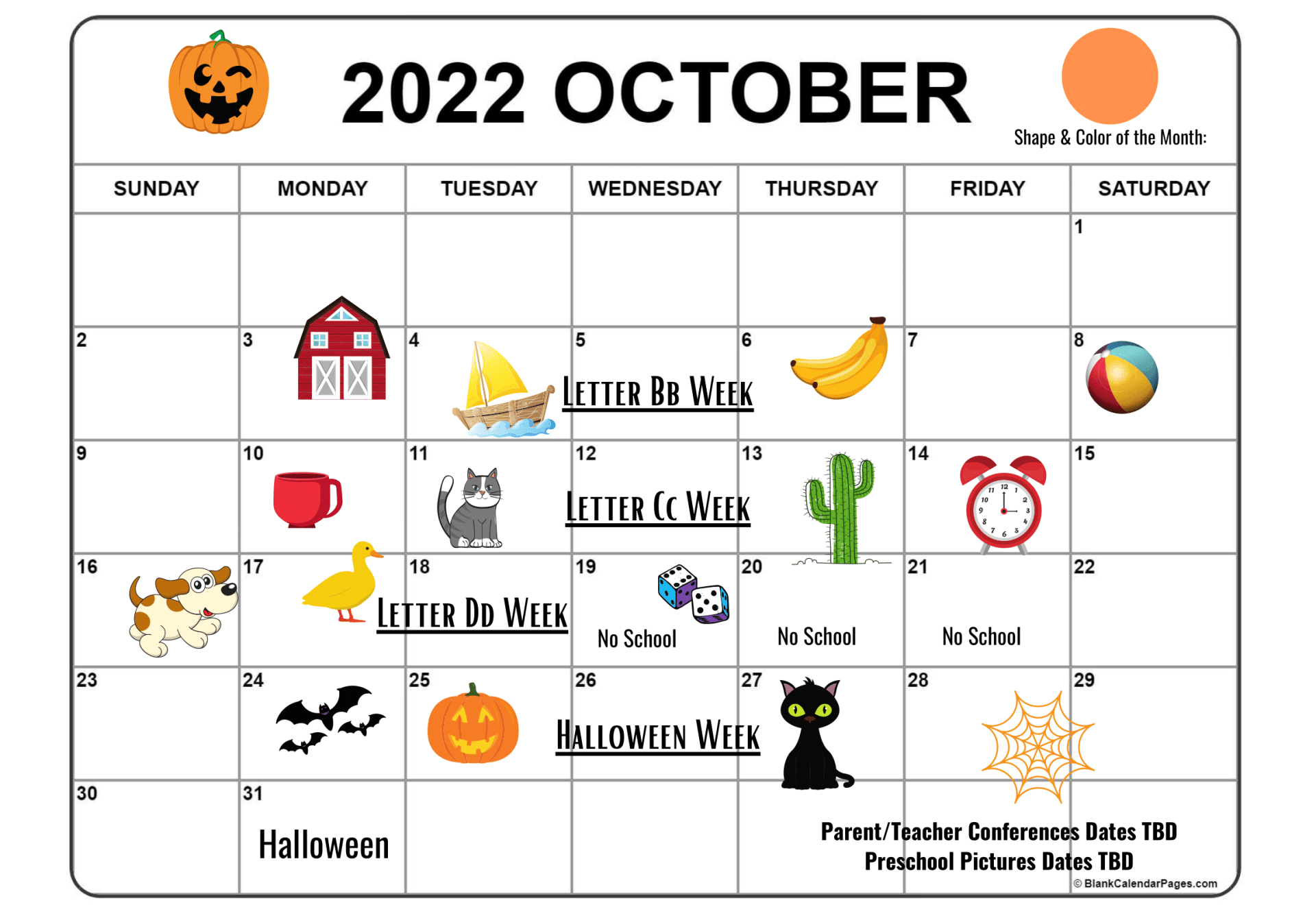 Sunrise Sunset Preschool & Childcare Center Calendar West Fargo