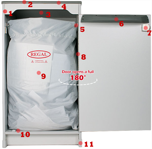 Shredding Containers | Hill's Shred Express | Ocala, FL