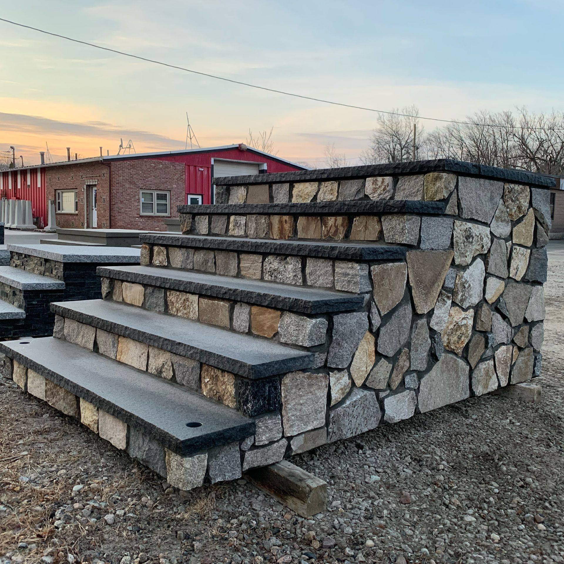 Stone Tread Stairs Installs | New England
