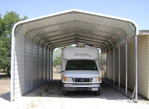 Metal RV Covers - Next Day Metal Buildings