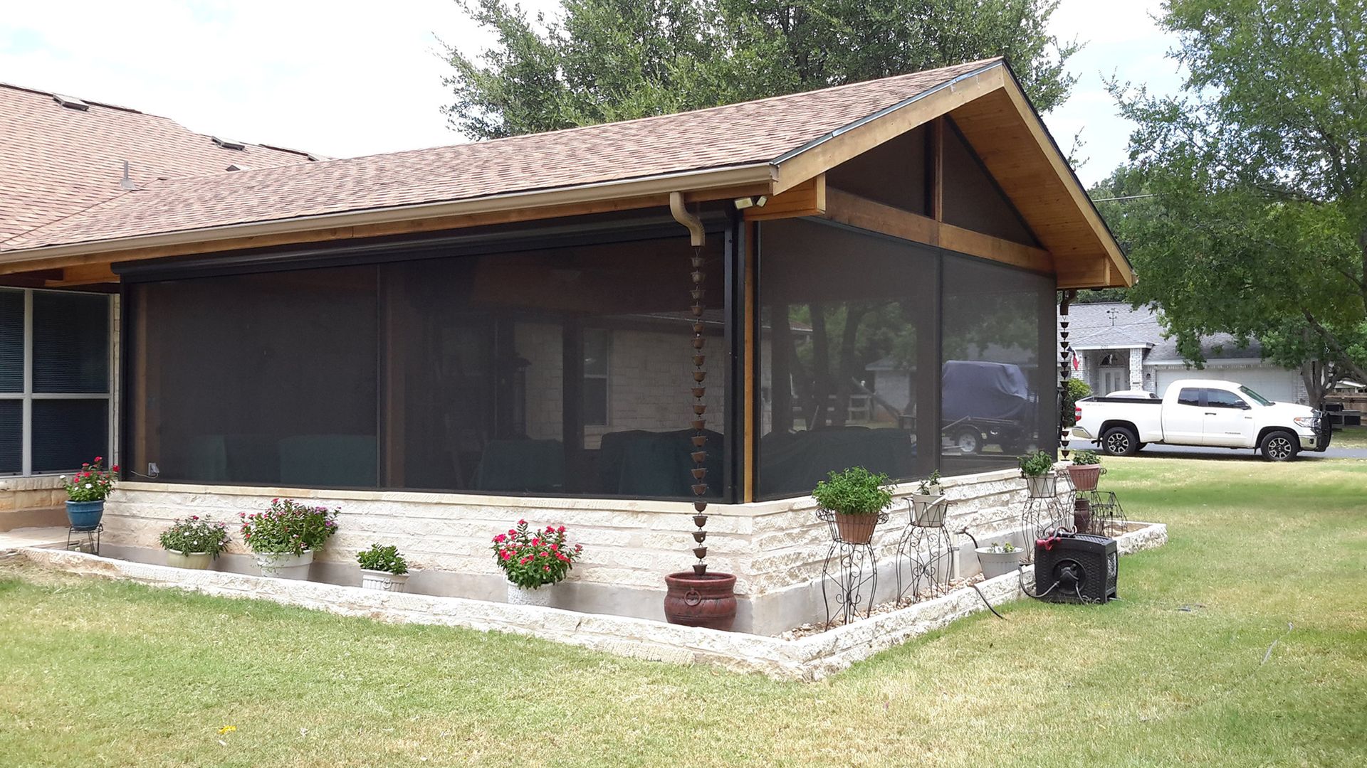 Screen Room Installation | Austin Patio