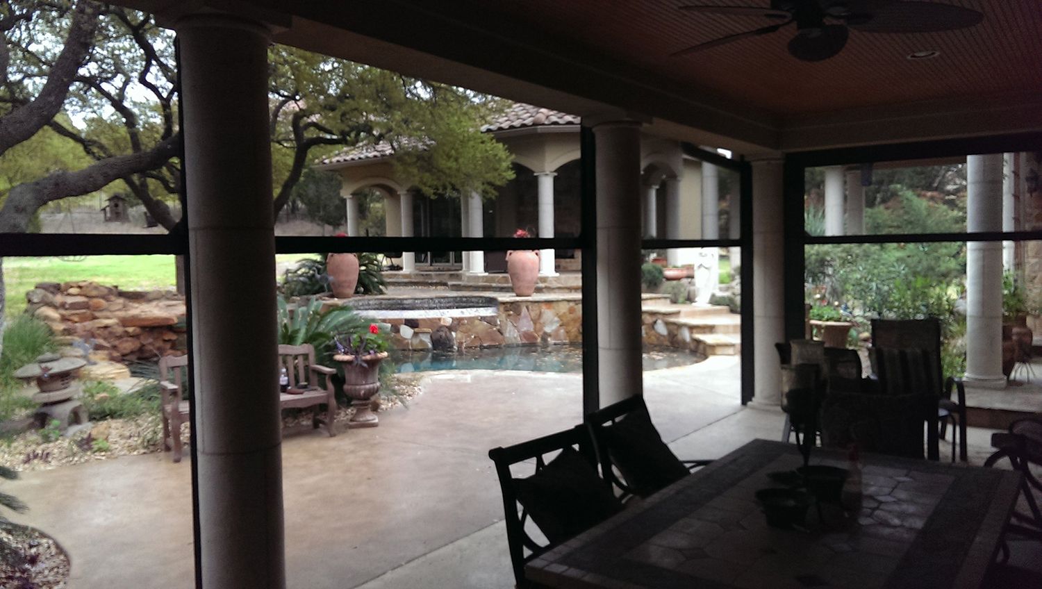 Screen Room & Roller Shade Gallery | Austin Patio