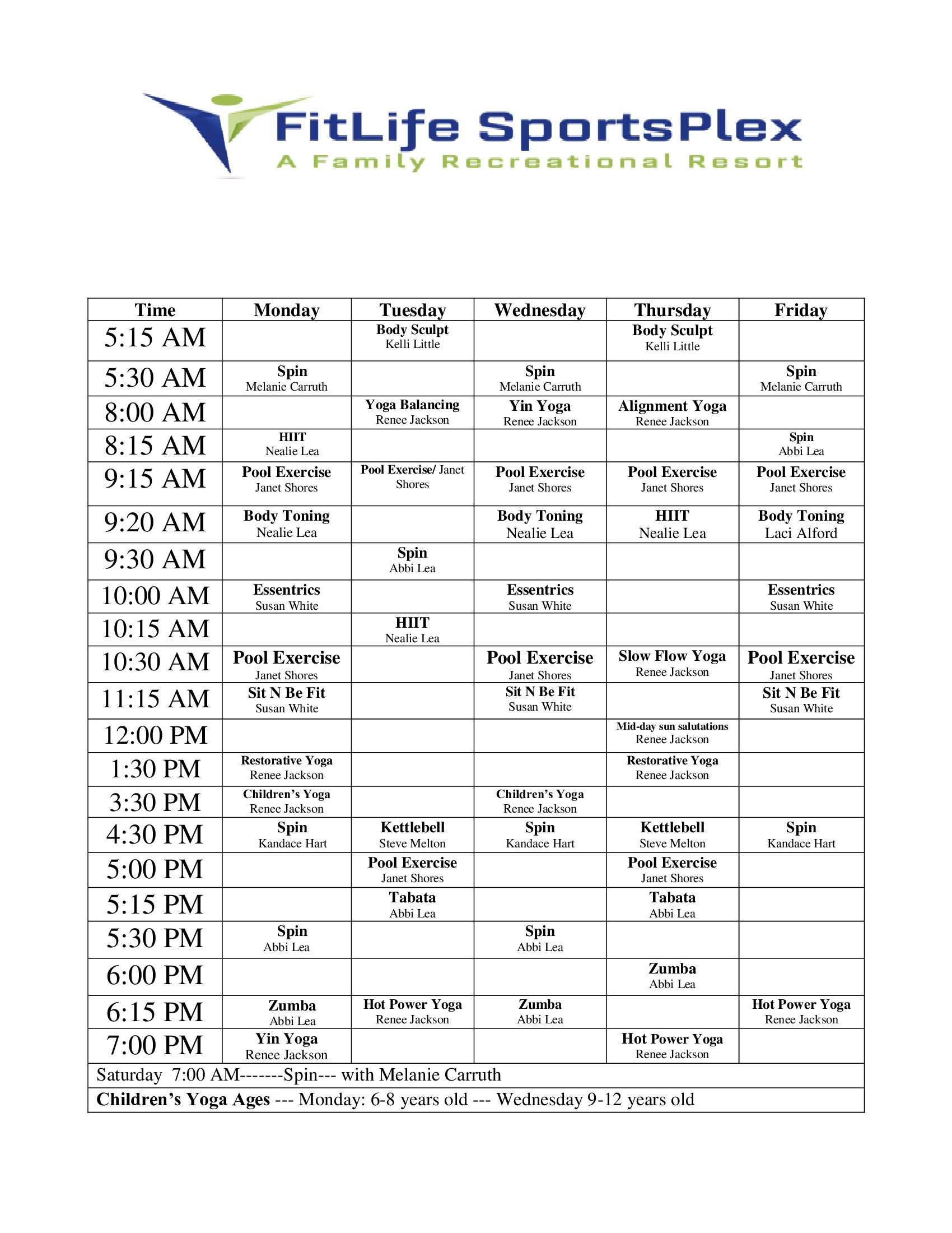 Group Fitness Classes | Fitness Center | McComb, MS