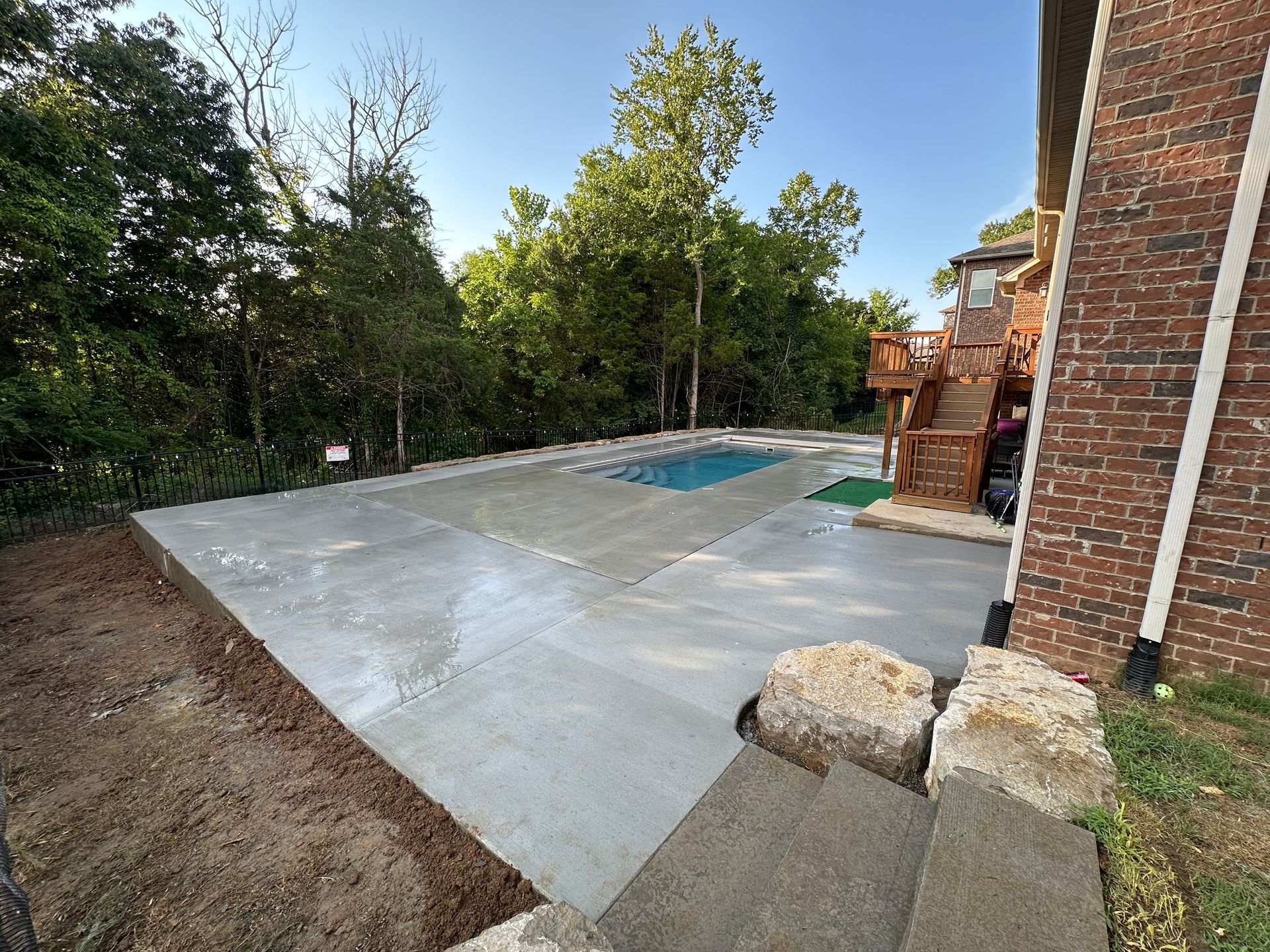 Concrete Pool Deck Gallery | Middle TN