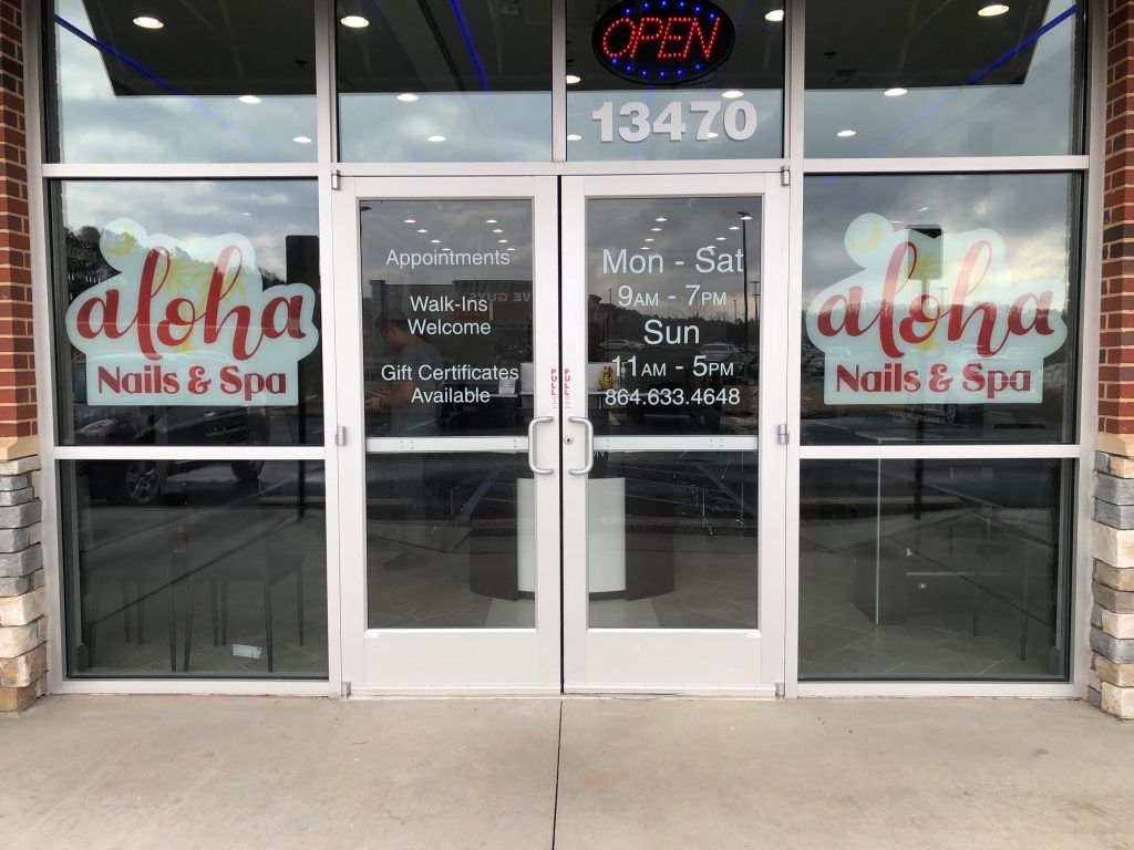 Perforated Vinyl Window Graphics | Easley, SC