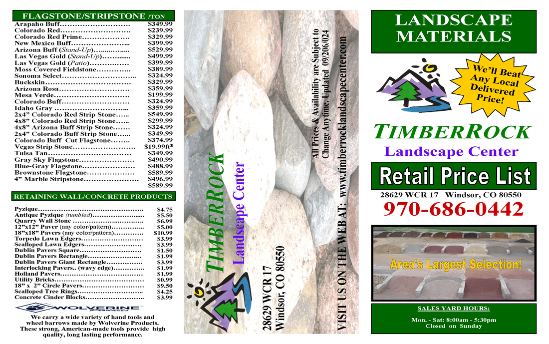 Pricing & Coverage Chart | Windsor, CO